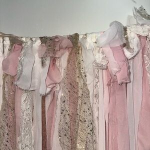 Other | Brand New Blush Gold And Champagne Gold Ribbon Backdrop | Poshmark